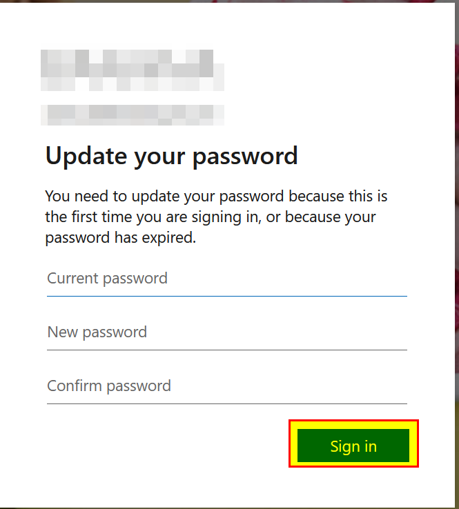 First login to Microsoft 365 – System Admins